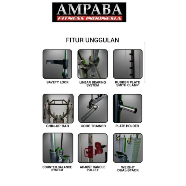 Jual SMITH MULTI SMITH MACHINE MULTI MULTIGYM IMPORT COMMERCIAL USE ...