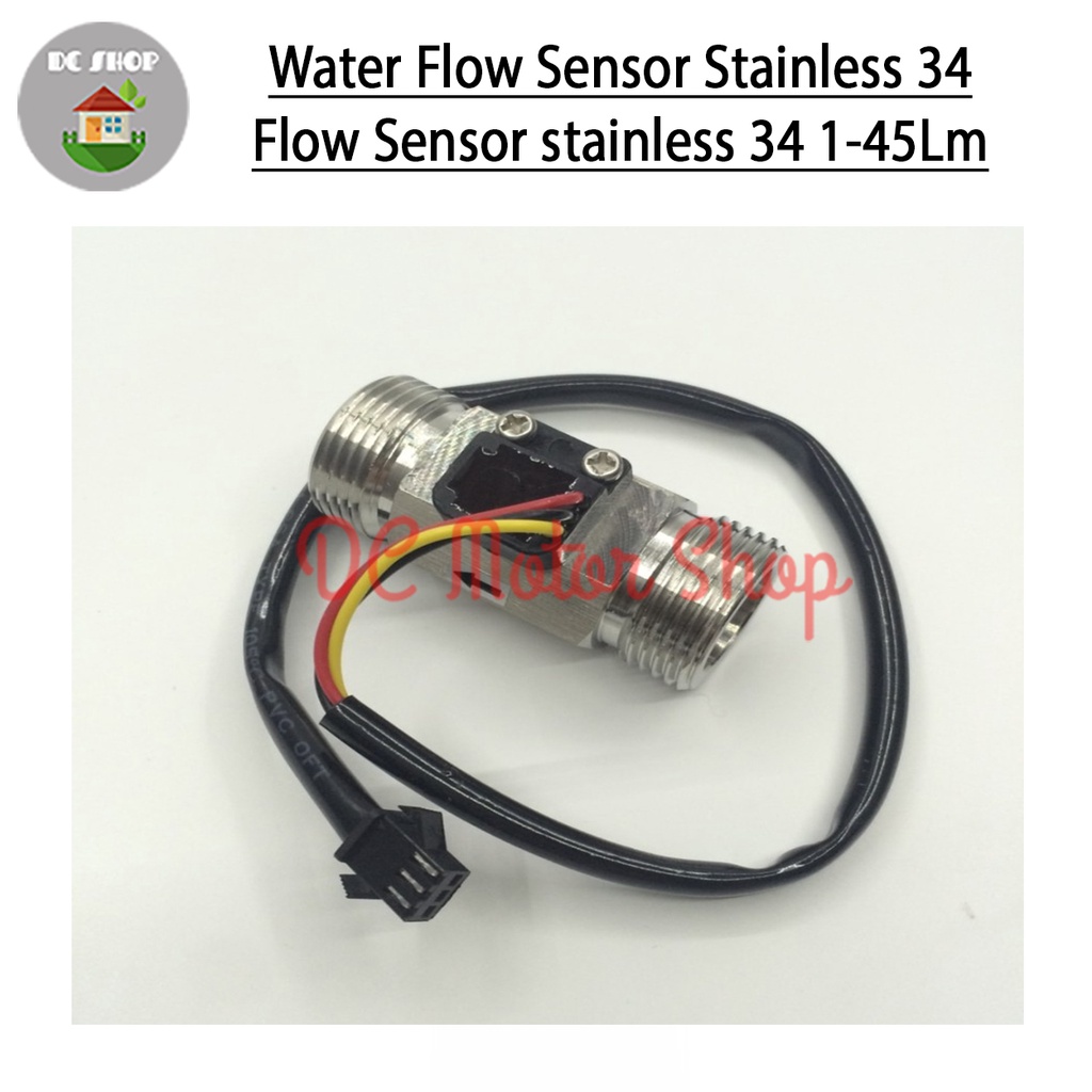 Jual Water Flow Sensor Stainless 3/4" / Flow Sensor stainless 3/4" 1 ...