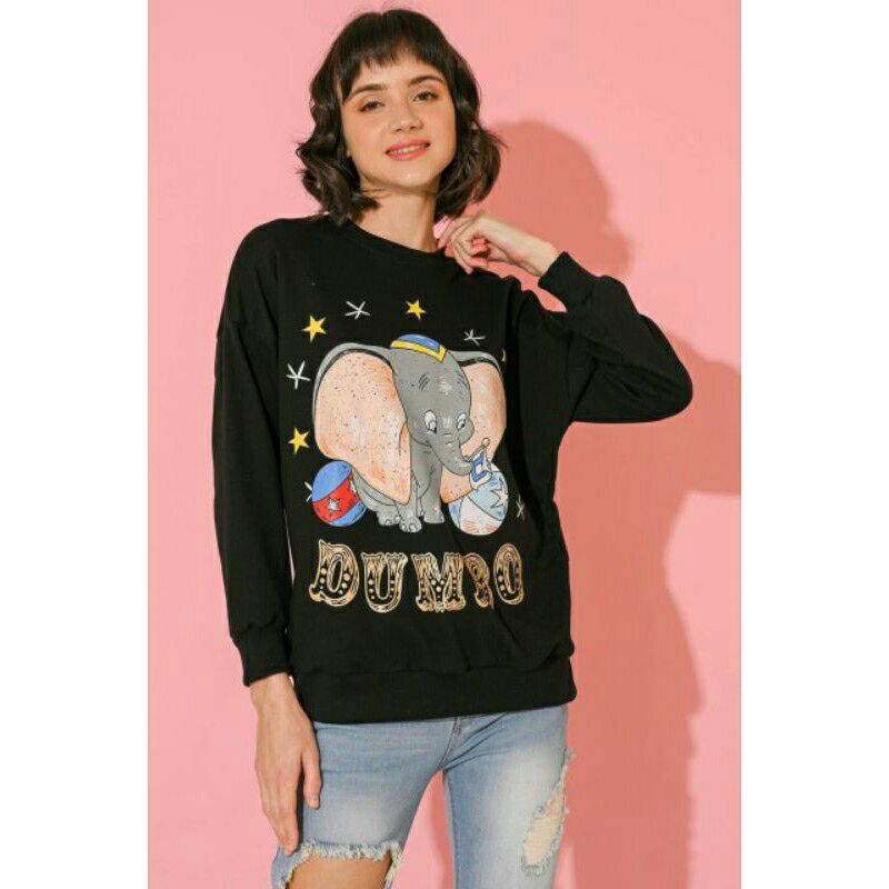 Jual SWEATER DUMBO FOIL + FREE MASK | Shopee Indonesia