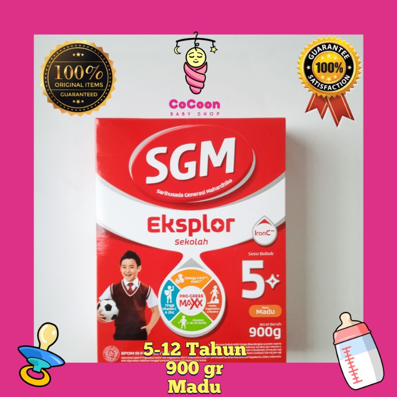 Jual Susu Formula Anak SGM Eksplor Sekolah 5 Plus 5+ 5-12 Tahun 900 gr 900g Madu | Shopee Indonesia
