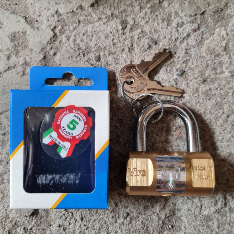 Jual GEMBOK VIRO ASLI ITALY 70MM | Shopee Indonesia