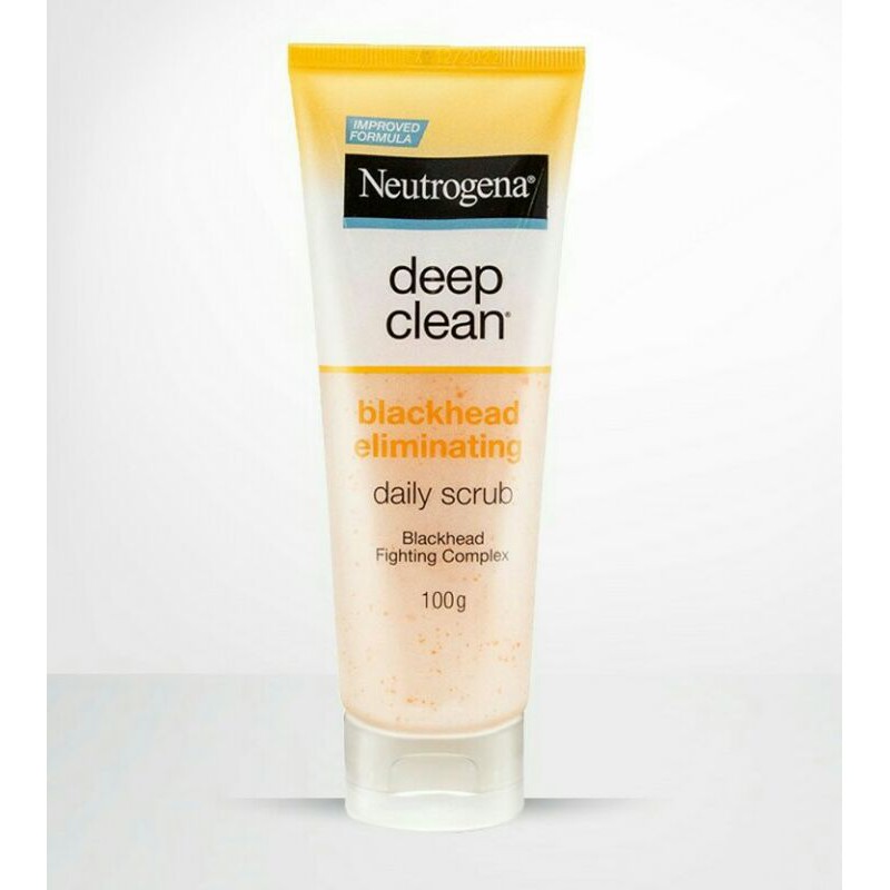 Jual NEUTROGENA Deep Clean Blackhead Eliminating Daily Scrub 100g ...