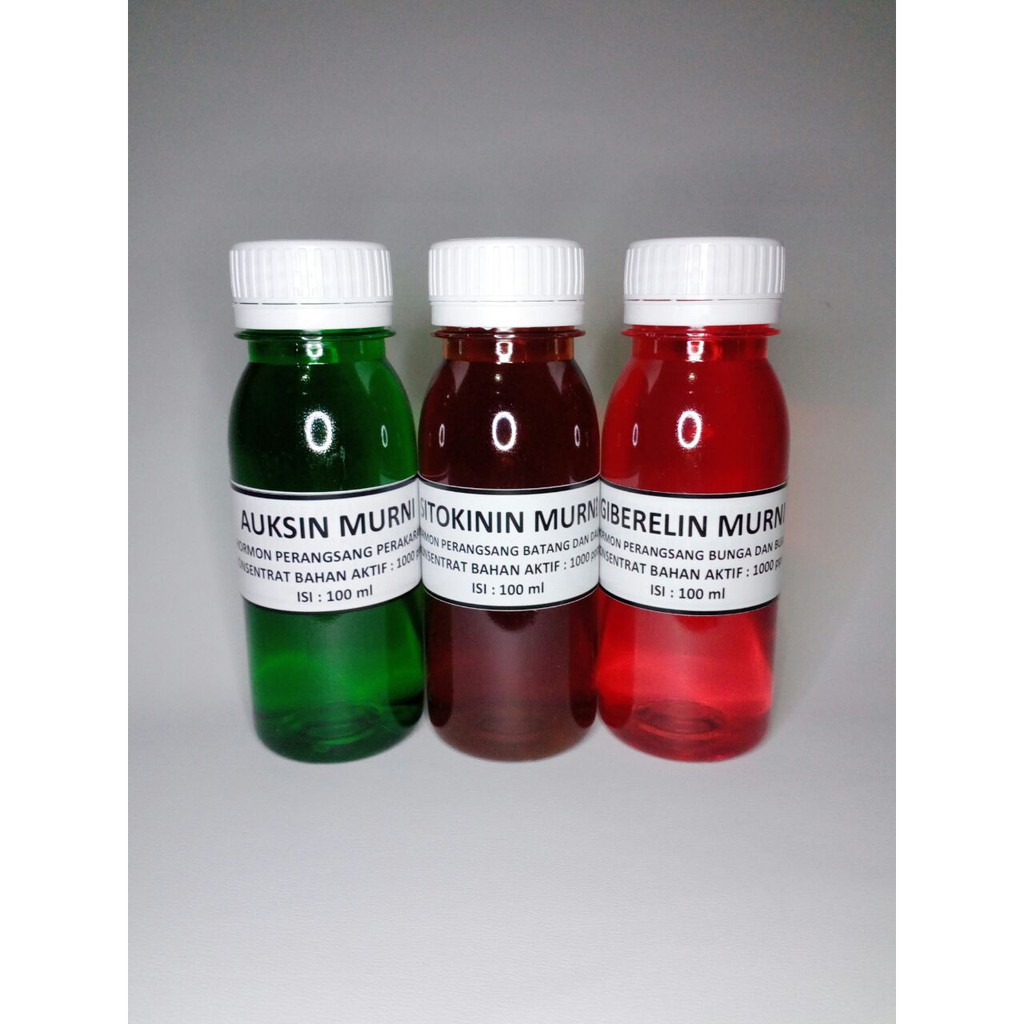 Jual Hormon Tanaman 1000ppm Auksin Sitokinin Giberelin 100ml | Shopee ...