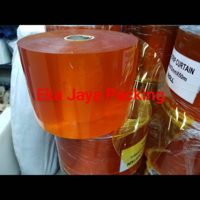 Jual Tirai Plastik PVC Strip Curtain Yellow ( 2mm x 20cm Kuning ...