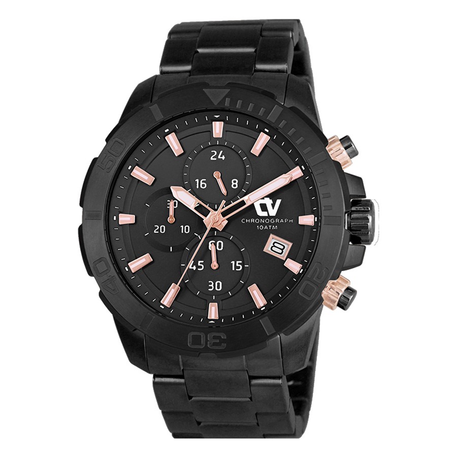 Jual Christ Verra Casual Men's Watches CV C 517100G-16 BLK | Shopee ...