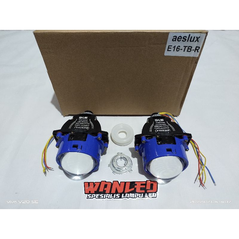 Jual E16 AESLUX BI LED SNIPER PROJECTOR 3 INCH DUAL CORE HIGH LOW ...