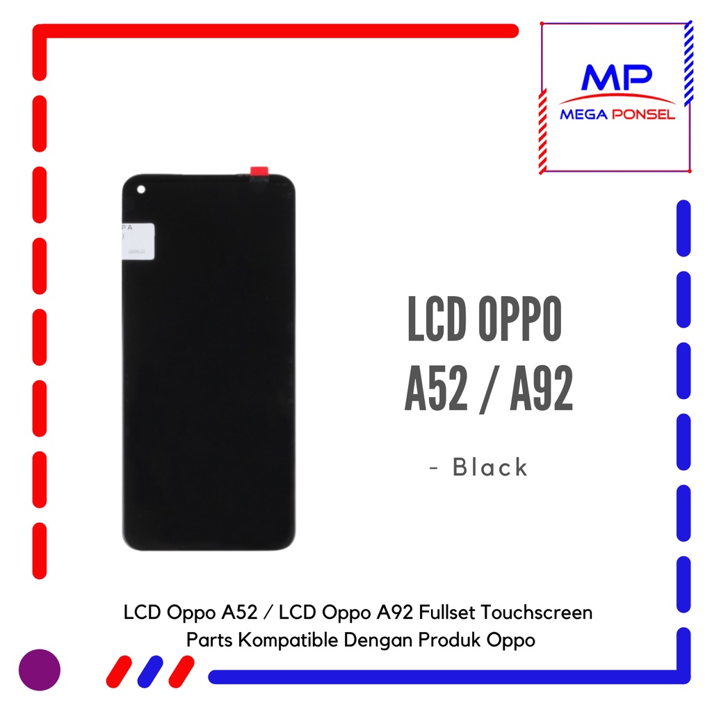 Jual LCD Oppo A52 / LCD Oppo A92 Fullset Touchscreen - Parts Kompatible ...