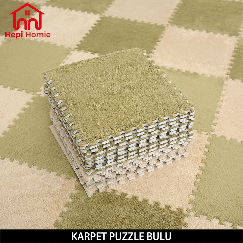 Jual [HH] KARPET PUZZLE BULU ALAS LANTAI / PLAYMAT PLAYMATE BAYI PUZZEL ...