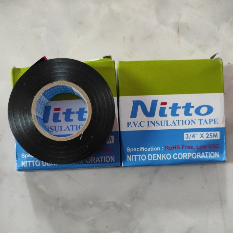 Jual Isolasi Listrik Nitto 3/4" x 30M | Shopee Indonesia