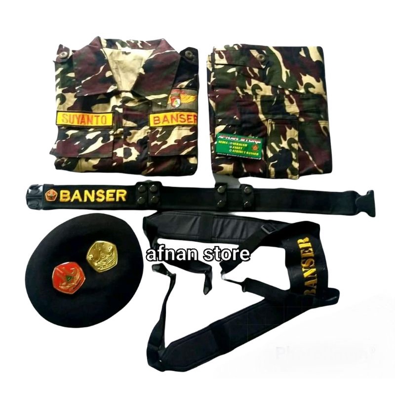 Jual Seragam PDL BANSER EKSLUSIF - CATTON Twill / RIPSTOK + ATRIBUT ...