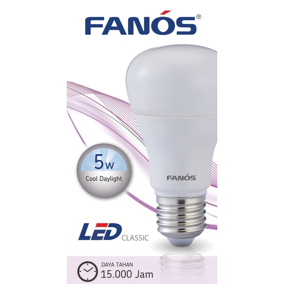 Jual Fanos - Led Classic 5w ( Satuan ) | Shopee Indonesia