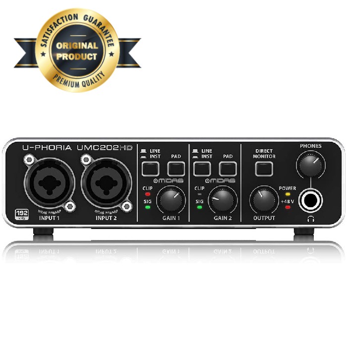 Jual Soundcard Behringer UMC 202HD UMC-202HD UMC202HD UMC 202 Original ...