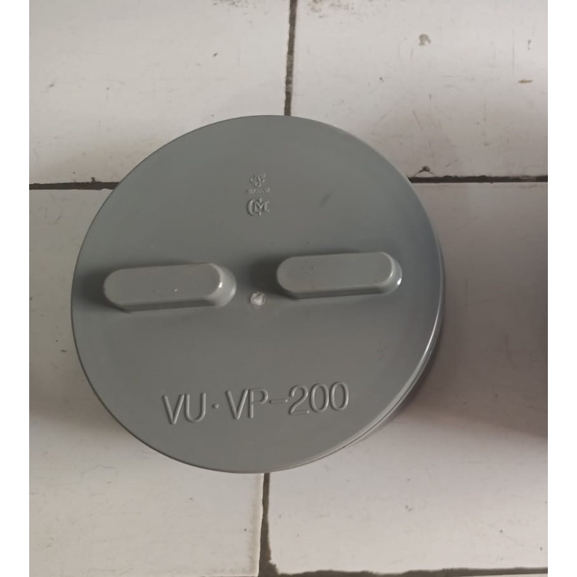 Jual CO clean out PVC cap dop tutup drat CM 8" 8 inch in inci septic ...