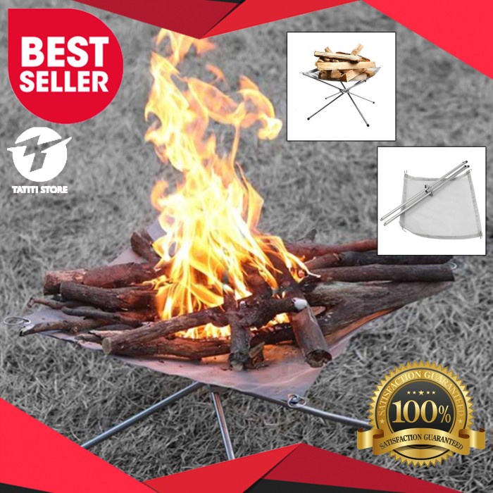 Jual Cooker Stand Tempat Api Unggun Portable Solid Fuel Camping Kemah ...