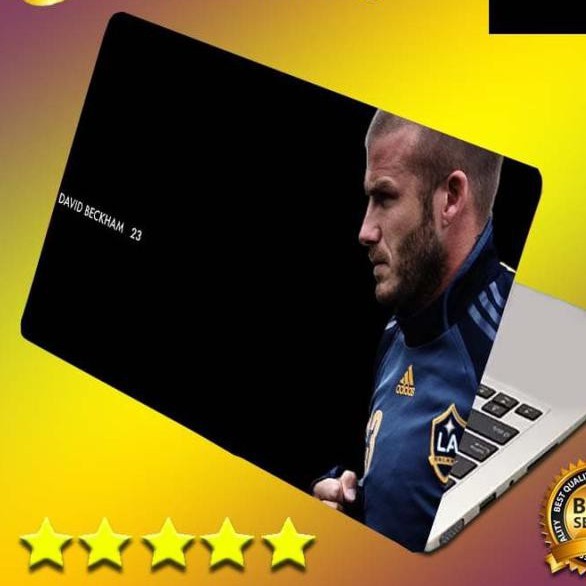 Jual Garskin Laptop david beckham football Skin Laptop Stiker Laptop ...