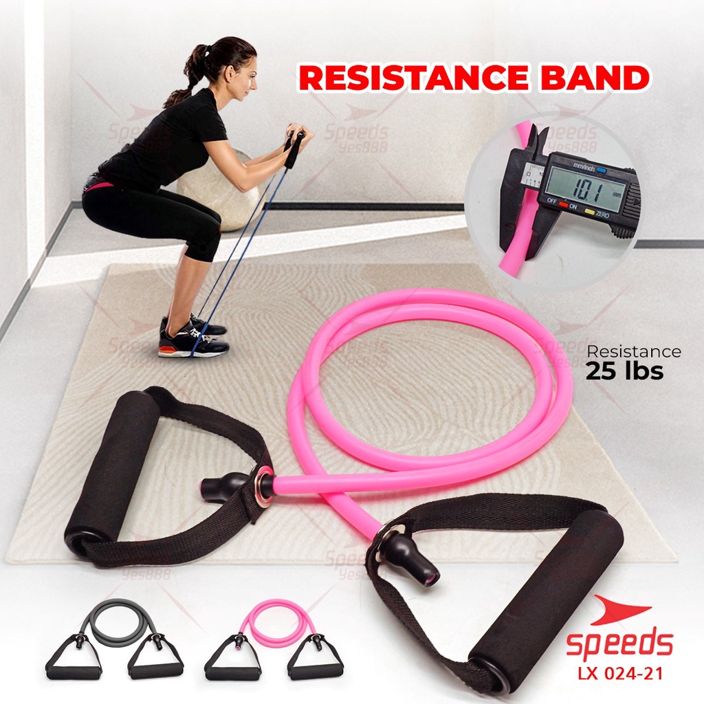 Jual SPEEDS Tali Fitness Elastis Resistance Bands Dilengkapi Handle ...