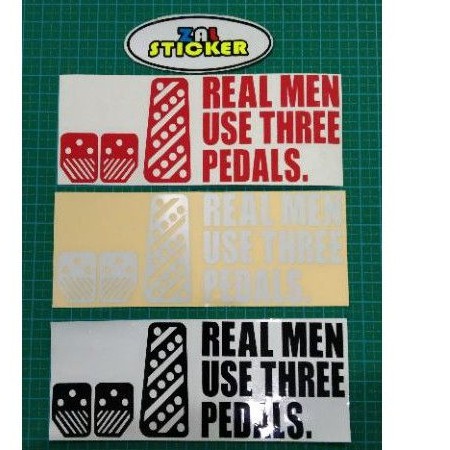 Jual STICKER REAL MEN STICKER CUTTING | Shopee Indonesia
