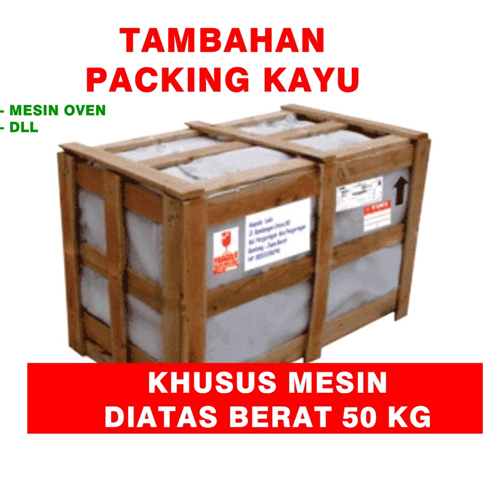 Jual TAMBAHAN PACKING KAYU UNTUK BERAT MESIN DIATAS 50 KG | Shopee ...