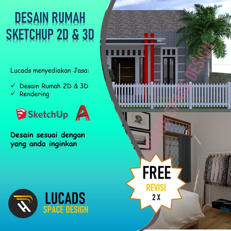 Jual Desain Rumah dan denah rumah menggunakan aplikasi Autodesk AutoCad ...