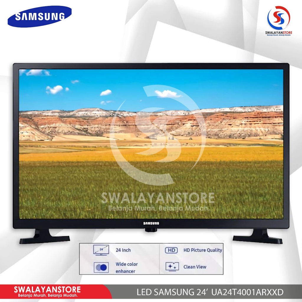 Jual SAMSUNG TV LED 32 INCH HD SMART T4500 & 24' UA24T4001ARXXD ...