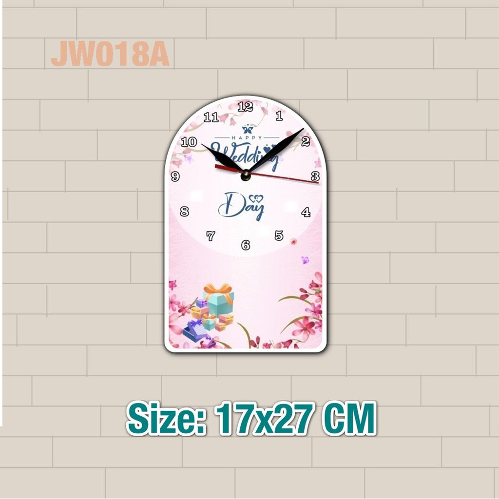 Jual VS Custom Jam Dinding Unik Kado Hadiah Wedding Pernikahan VS-N018 ...
