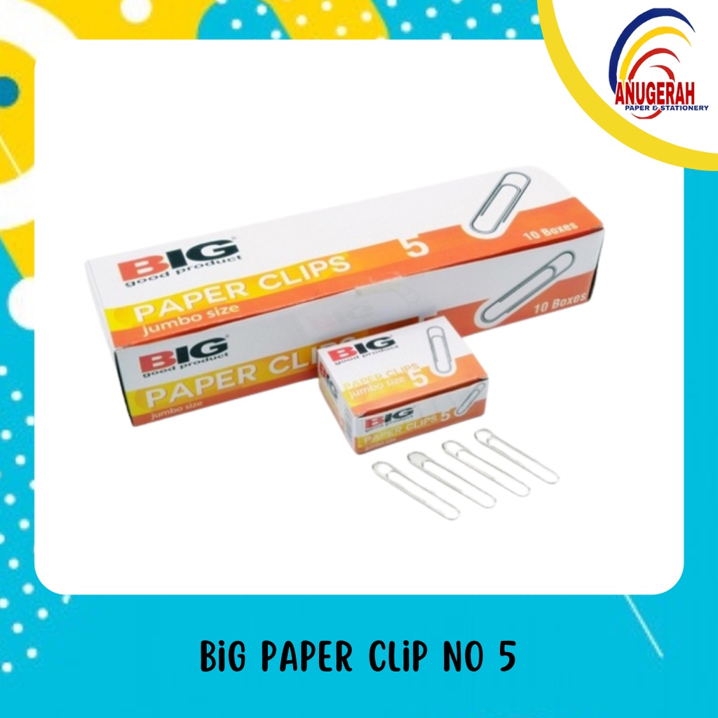 Jual BIG Paper Clip No 5 (PCS) | Shopee Indonesia