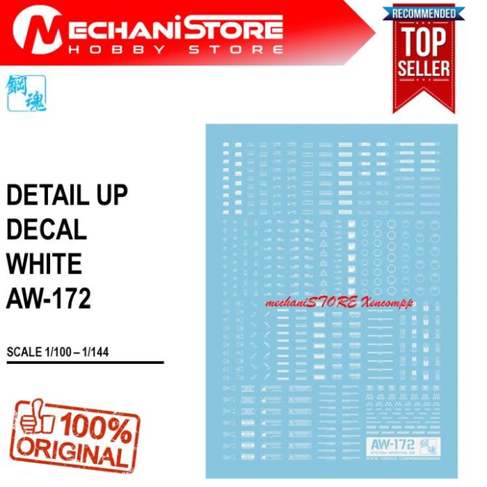 Jual Water Decal AW-172 WHITE CAUTION by AW OCEAN SPIRIT | Shopee Indonesia