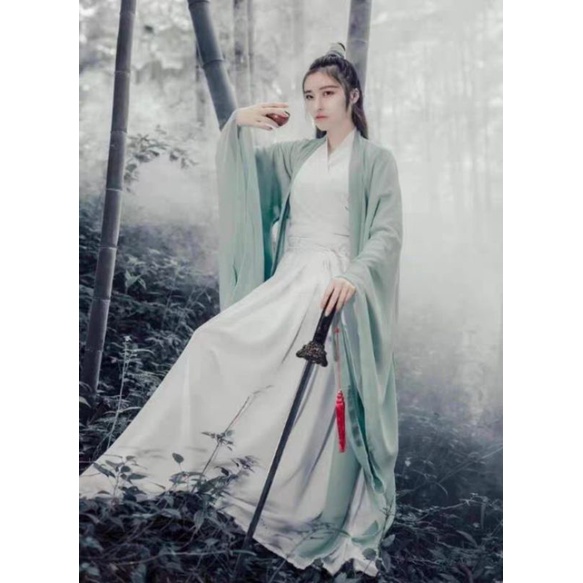 Jual Hanfu Light Green | Shopee Indonesia