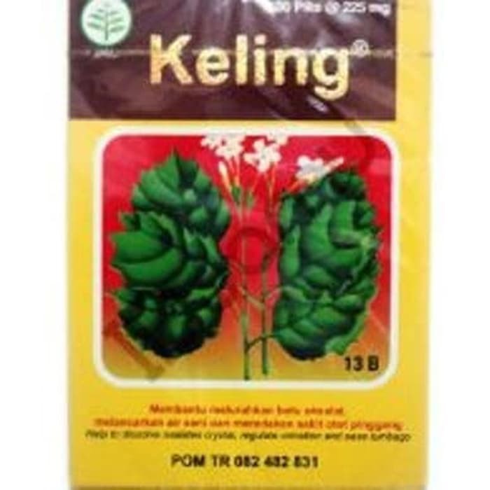 Jual JAMU KELING Peluruh Batu Ginjal dan Obat Saluran Kencing isi 100 ...