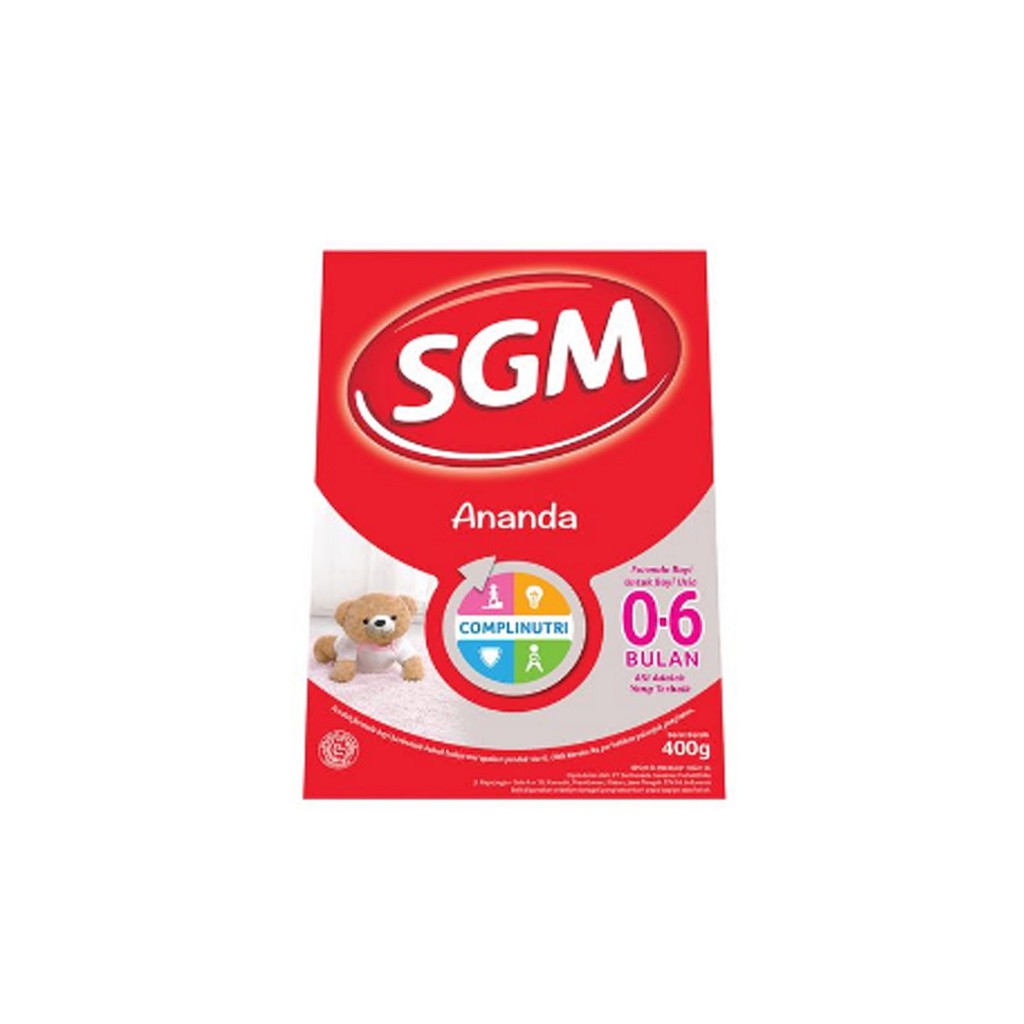 Jual SGM ANANDA 0-6 BULAN 400 GR | Shopee Indonesia