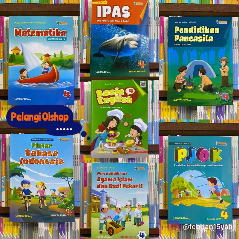Jual BUKU PAKET KURIKULUM MERDEKA SD/MI KELAS 4 YUDHISTIRA TERBARU | Shopee Indonesia