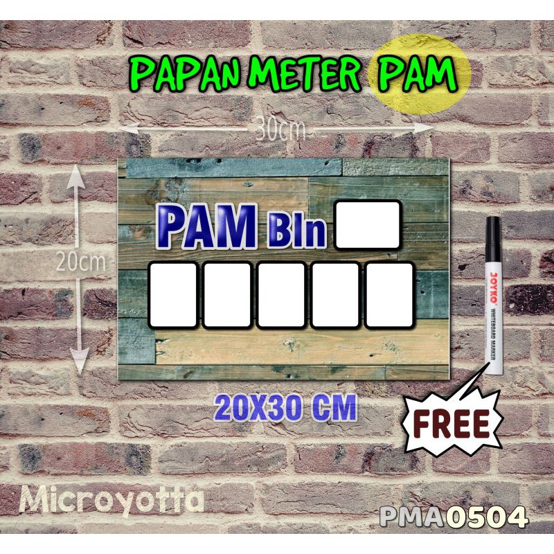 Jual Microyotta Papan Meter Listrik PLN PAM motif Unik - Wooden 04 ...