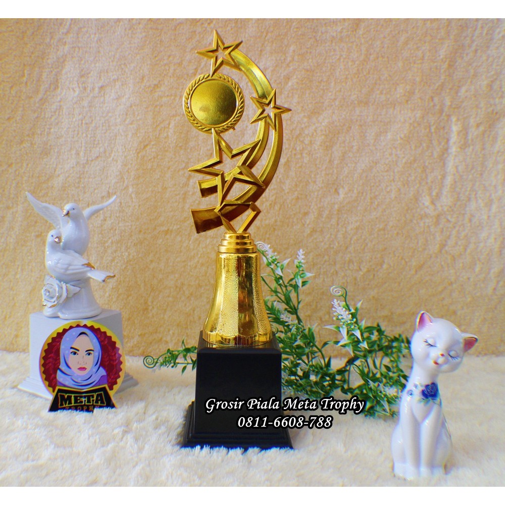 Jual PIALA/TROPHY MURAH SET 123 GLOD COSTUM UNTUK LOMBA SEKOLAH HARI IBU PRAMUKA CLASS MEETING ...