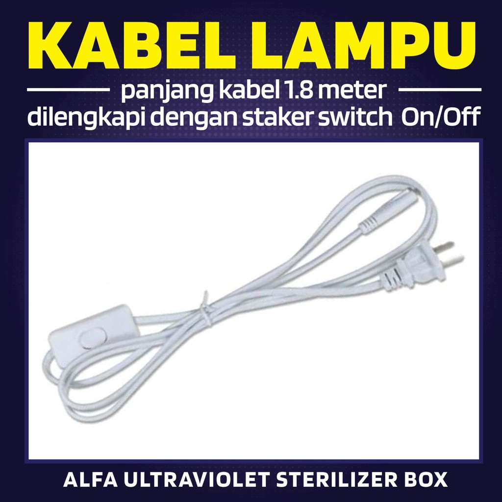 Jual Kabel 8 Switch On/Off / Panjang 1,8 Meter | Shopee Indonesia