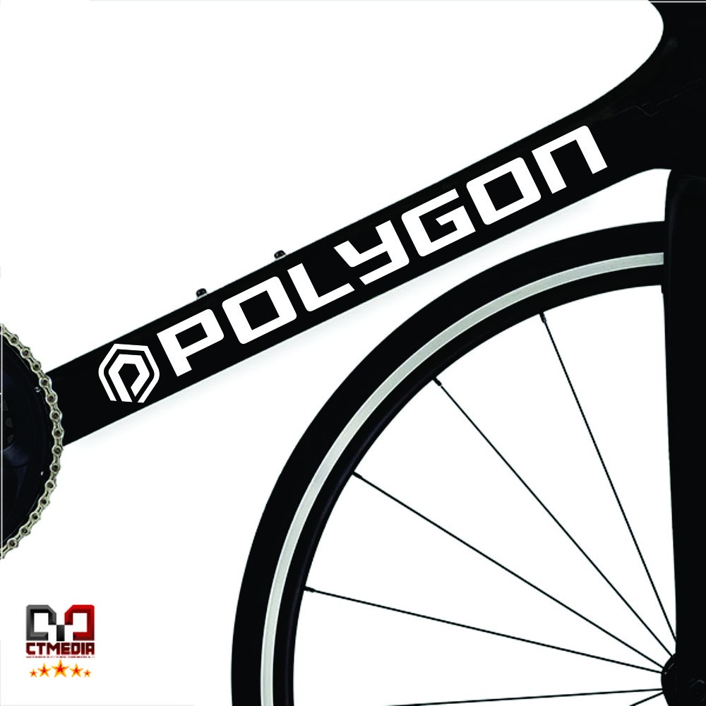 Jual Stiker Pack Sepeda Polygon - Bicycle Decal Sticker Sepeda CTMEDIA ...