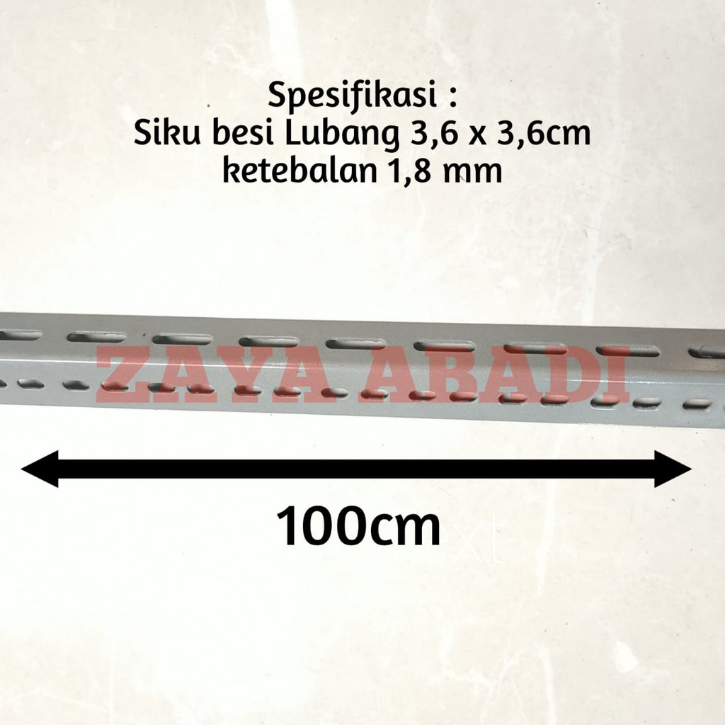 Jual Tiang Besi Siku Lubang 100cm | Shopee Indonesia