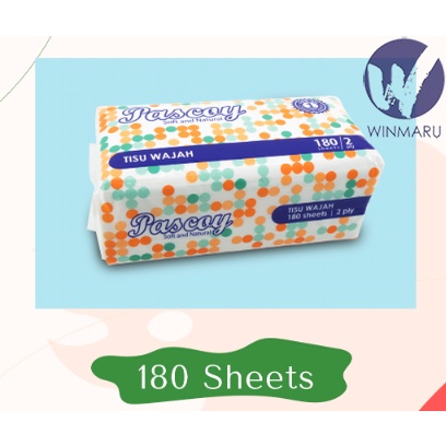 Jual Tissue Pascoy 180 sheets 2 ply | Shopee Indonesia