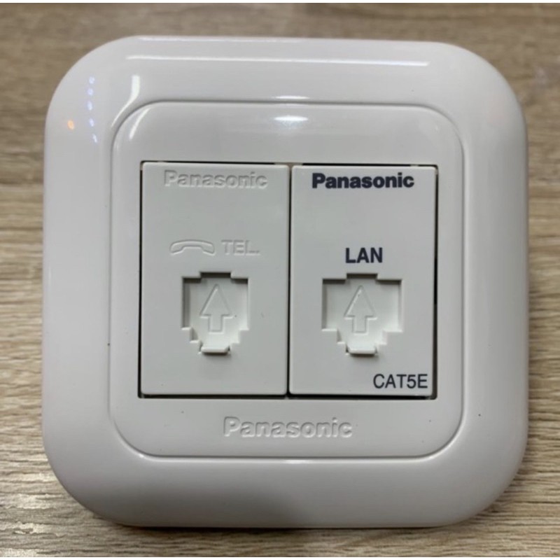 Jual panasonic soket telpon + data cat5e Panasonic stop kontak Telp ...
