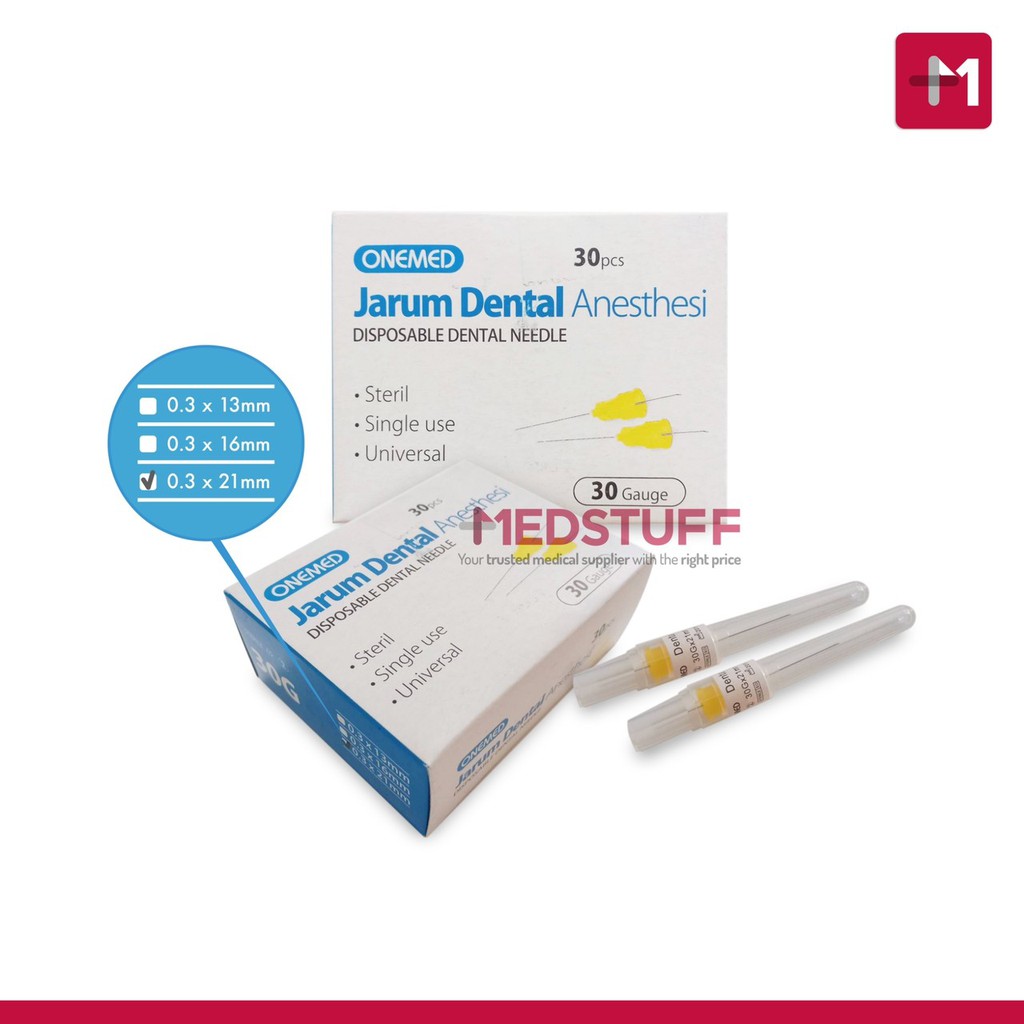 Jual Dental Anesthesi Needle 30G Jarum Anestesi Gigi Dental Needle ...