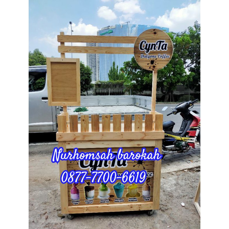 Jual booth minuman / booth thai tea / booth kayu / booth boba | Shopee ...