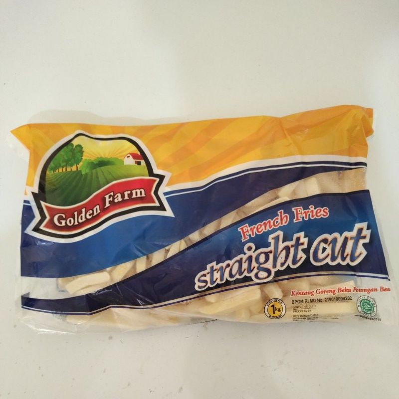 Jual Golden Farm Kentang Straight Cut 1 kg | Shopee Indonesia