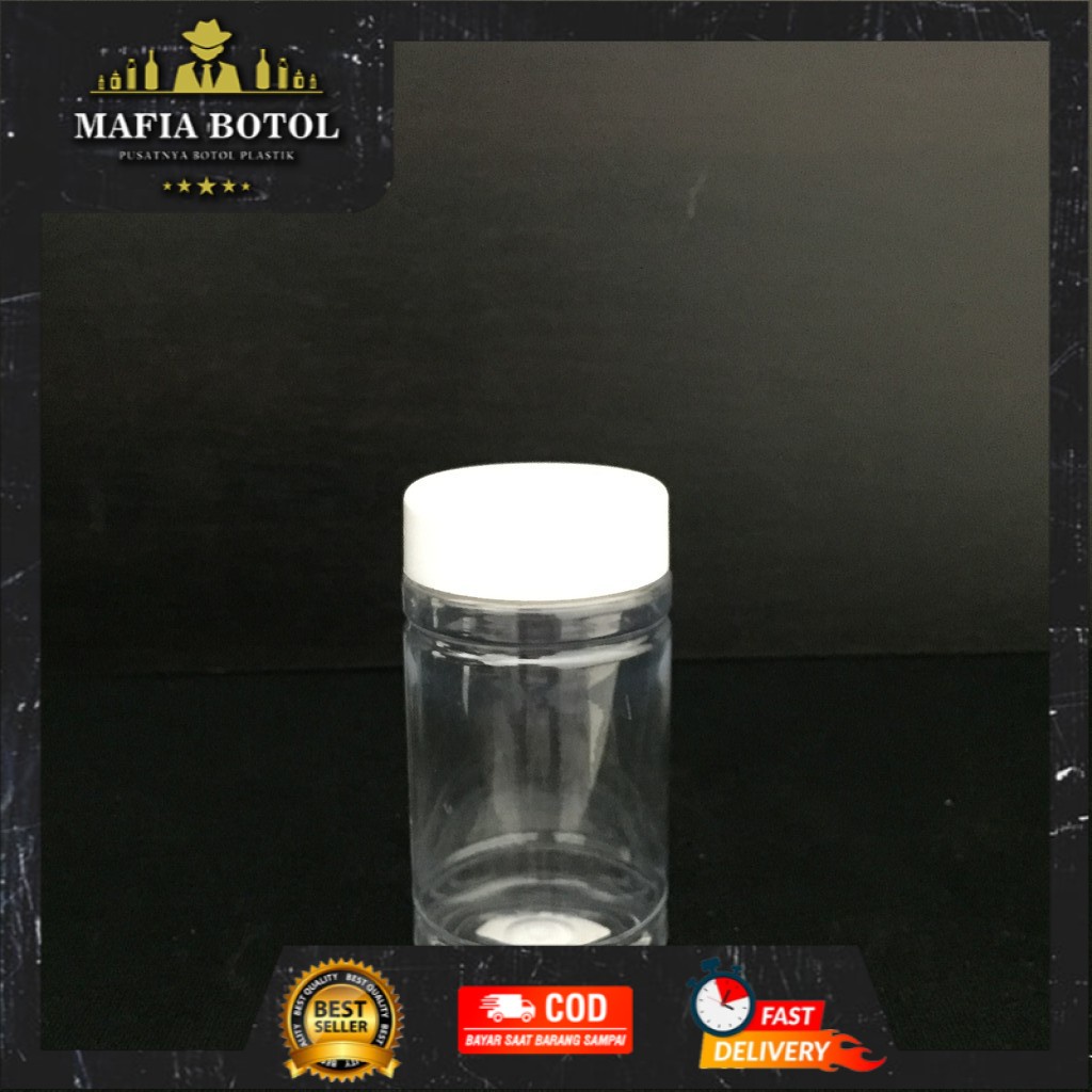 Jual Botol plastik Kapsul capsule tablet Pro round obat herbal minyak ...