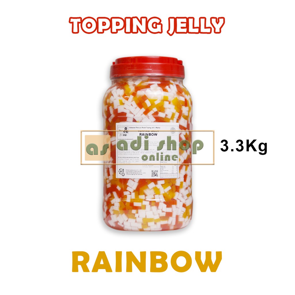 Jual ITPIN TOPPING JELLY RAINBOW 3.3Kg | RAINBOW JELLY ITPIN | Shopee Indonesia