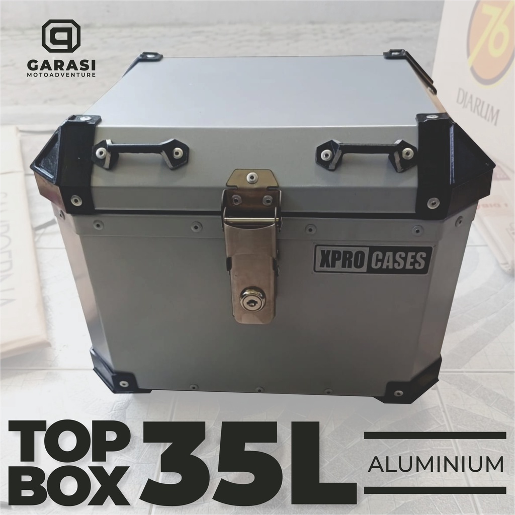 Jual Top Box Pannier 35L Aluminium Xpro Cases | Shopee Indonesia