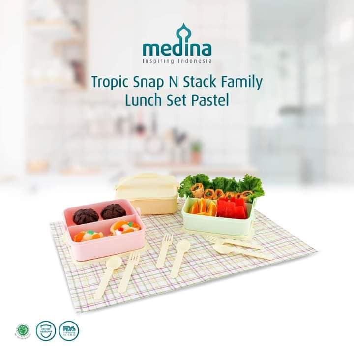 Jual Tropic Snap N Stack Family Lunch Set Rantang | Shopee Indonesia