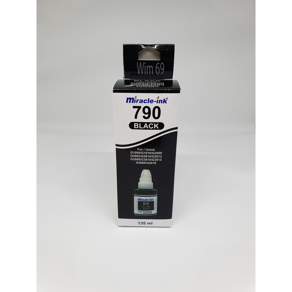 Jual Tinta Canon GI-790 G-series Black Miracle Ink | Shopee Indonesia