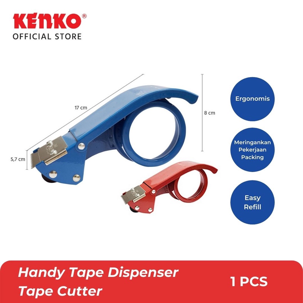 Jual Kenko Handy Tape Dispenser Tape Cutter TDB-2 (Besi) | Shopee Indonesia