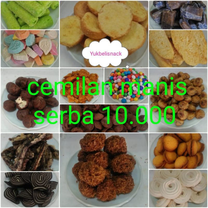 Jual snack kiloan manis serba sepuluh ribu | Shopee Indonesia
