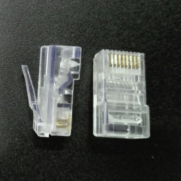 Jual 10pcs Konektor RG45 Connector RG 45 RJ45 | Shopee Indonesia