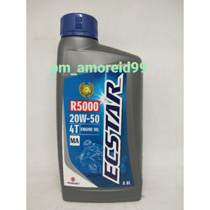Jual SGO Ecstar R5000 Suzuki Genuine Oil Sae 20/50 4T 800ML ( Dijamin ...